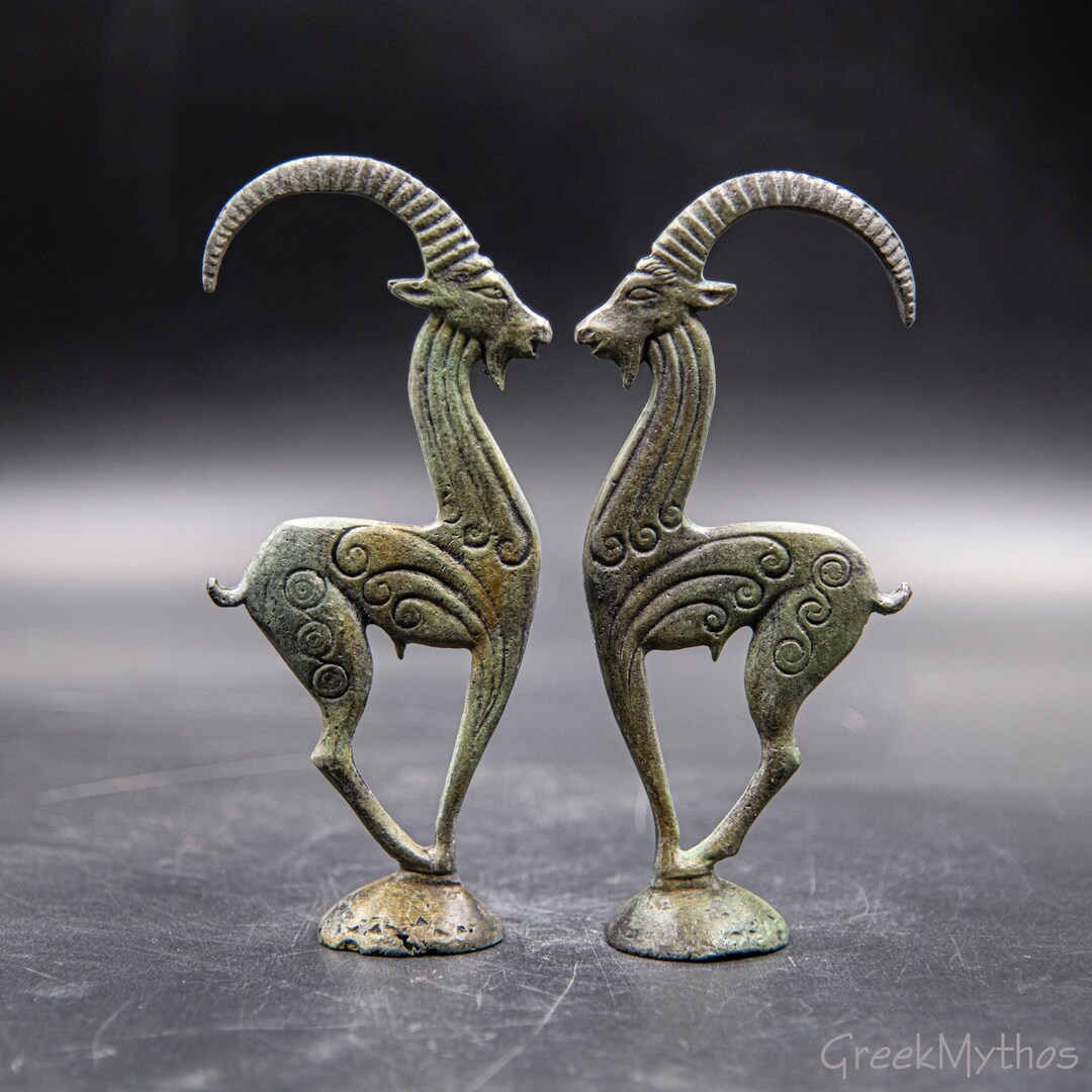Wild Goat Ibex Bronze Statue Metal Art Sculpture Museum - Etsy