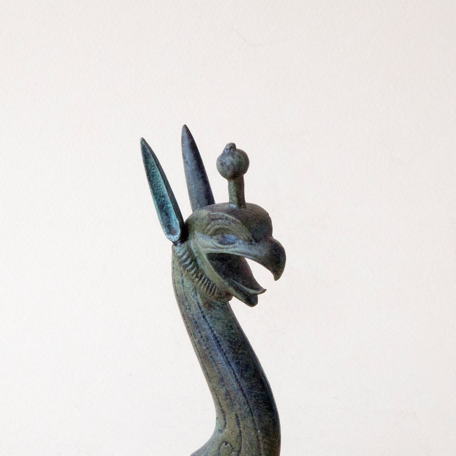 Mythical Bronze Griffin Head Statue, Greek Mythology Monster, Metal Art ...