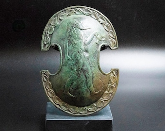 Replica Greek Shield Larp Shield Ancient Warrior Shield Metal Sculpture ...