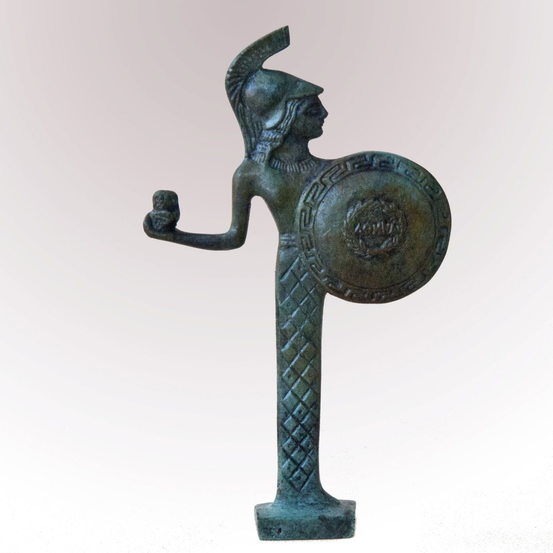 Greek Goddess Athena Bronze Small Statue Greek Mythology | Etsy