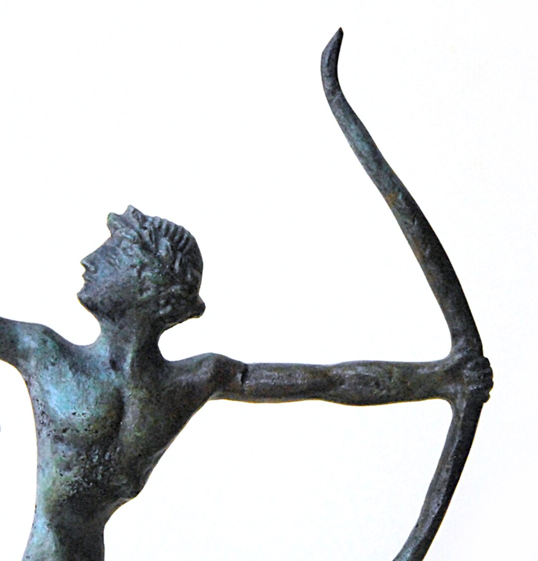 Archer Bronze Statue Ancient Greek Athlete Ancient Greece - Etsy