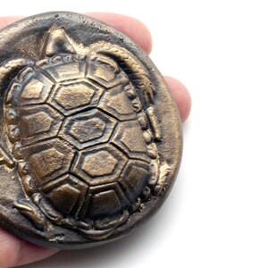 Ancient Greek Coin Bronze Paperweight, Tortoise Drachma of Aegina 340 ...