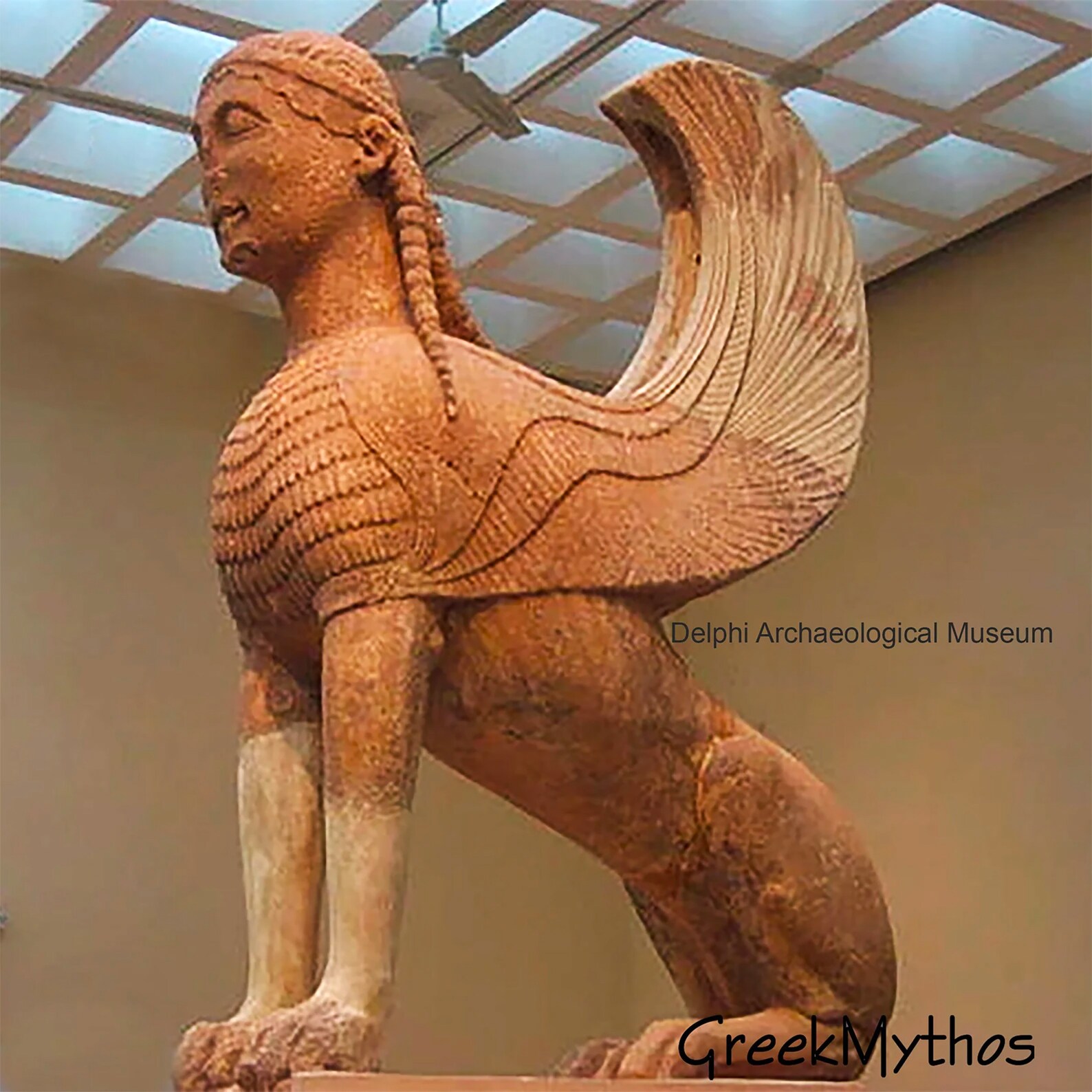 Ancient Greek Mythical Creature Sphinx Bronze Statue Greek - Etsy
