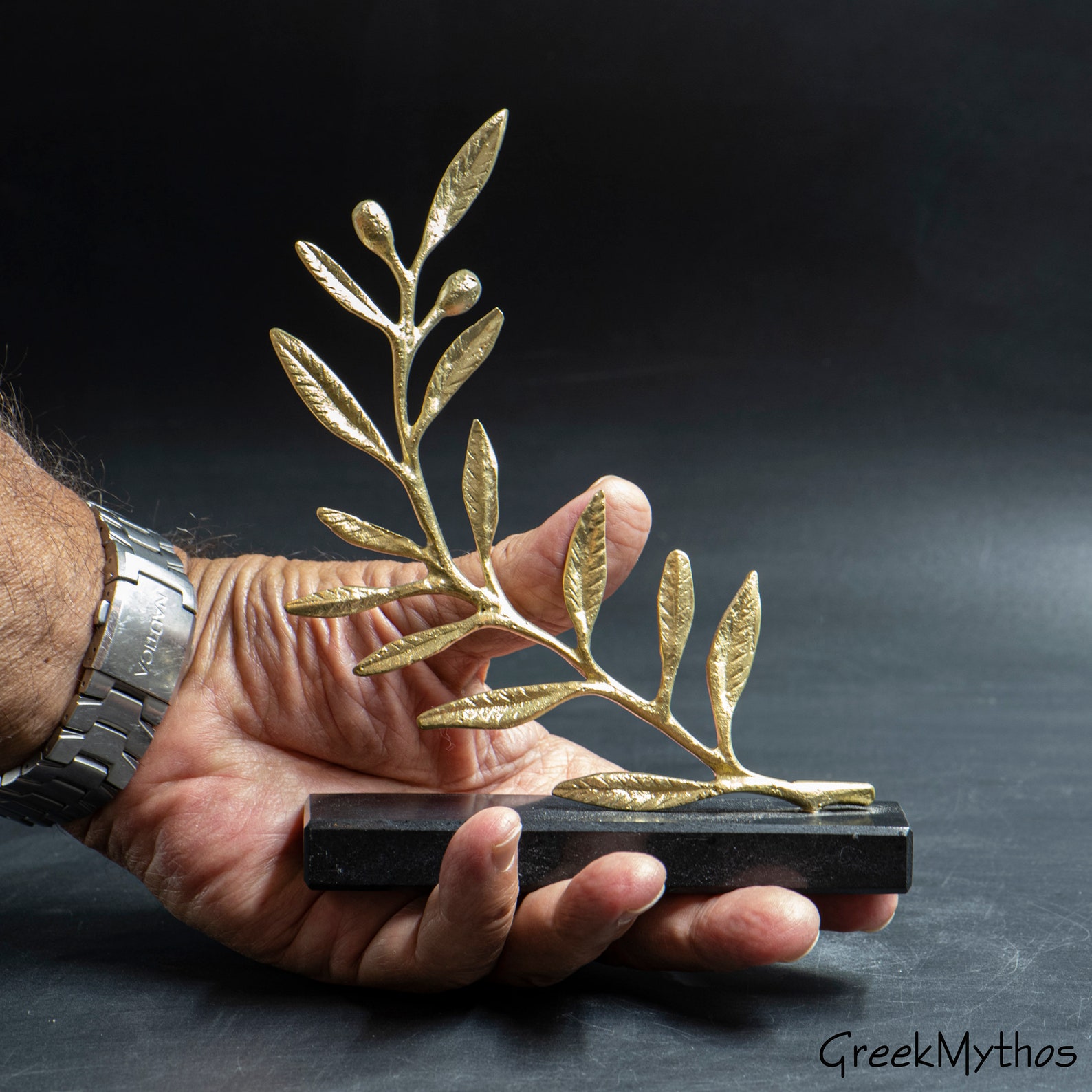 Olive Tree Branch Bronze Sculpture Ancient Greek Goddess - Etsy