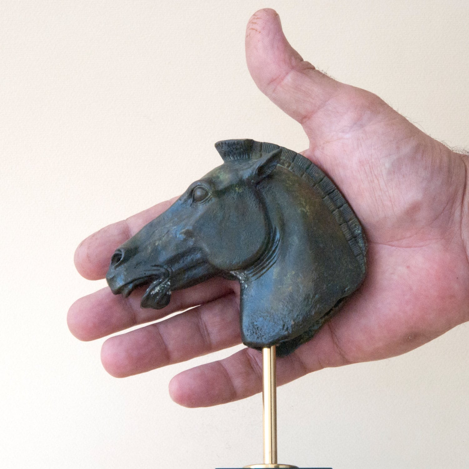 Horse Head Bronze Statue, Ancient Greece Art Sculpture, Parthenon ...