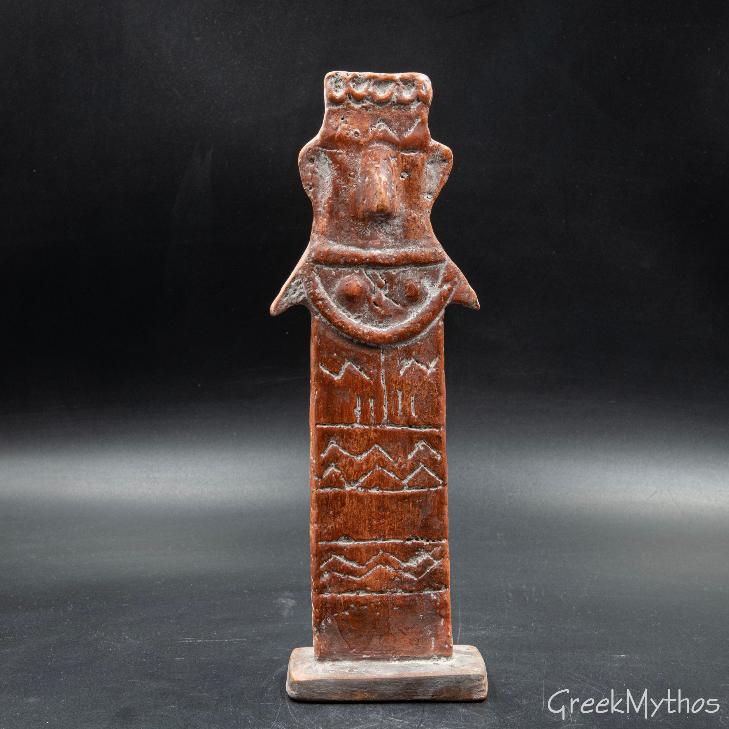 Ancient Cyprus Woman Board-Shaped Terracotta Figurine, Handmade Clay ...