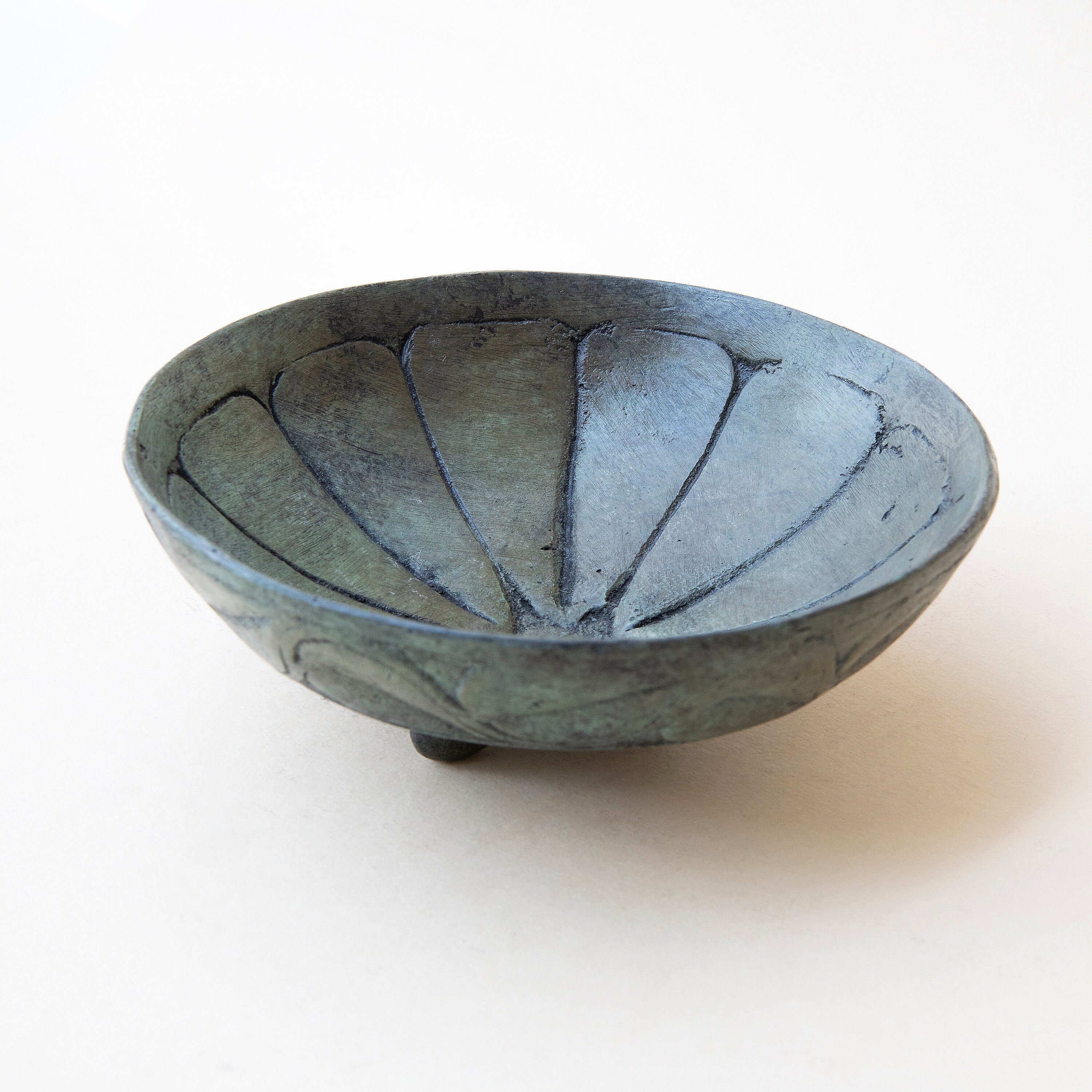 Ancient Greek Metal Bowl, Metal Dish with Phallic Symbol Base, Bronze ...