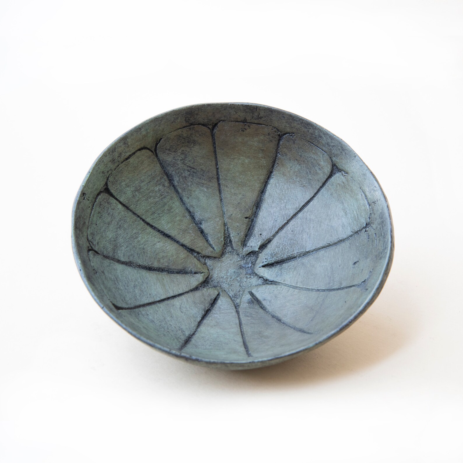 Ancient Greek Metal Bowl, Metal Dish With Phallic Symbol Base, Bronze ...