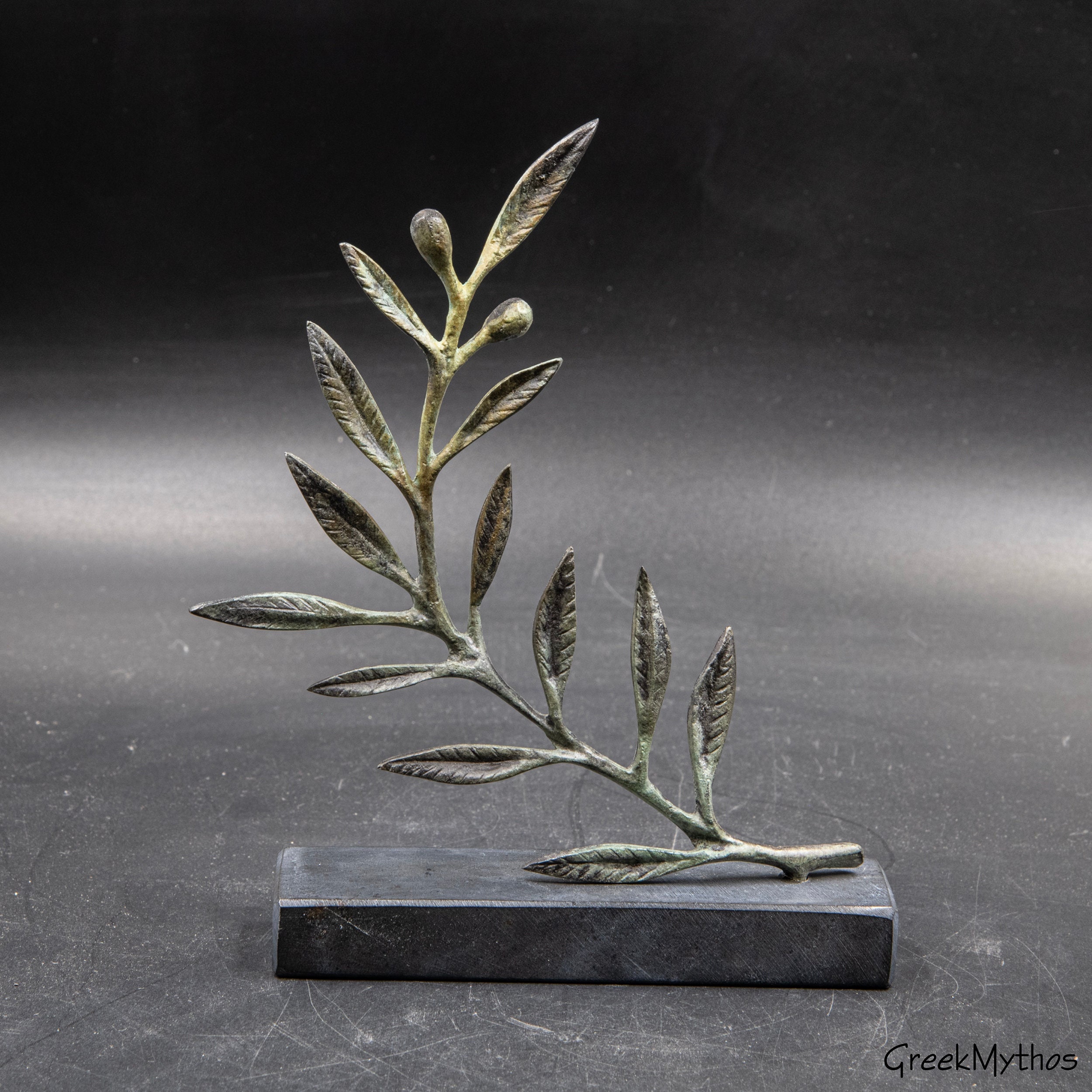 Olive Tree Bronze Branch Sculpture Ancient Greece Goddess - Etsy UK