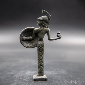 Greek Goddess Athena Bronze Small Statue, Greek Mythology, Ancient ...