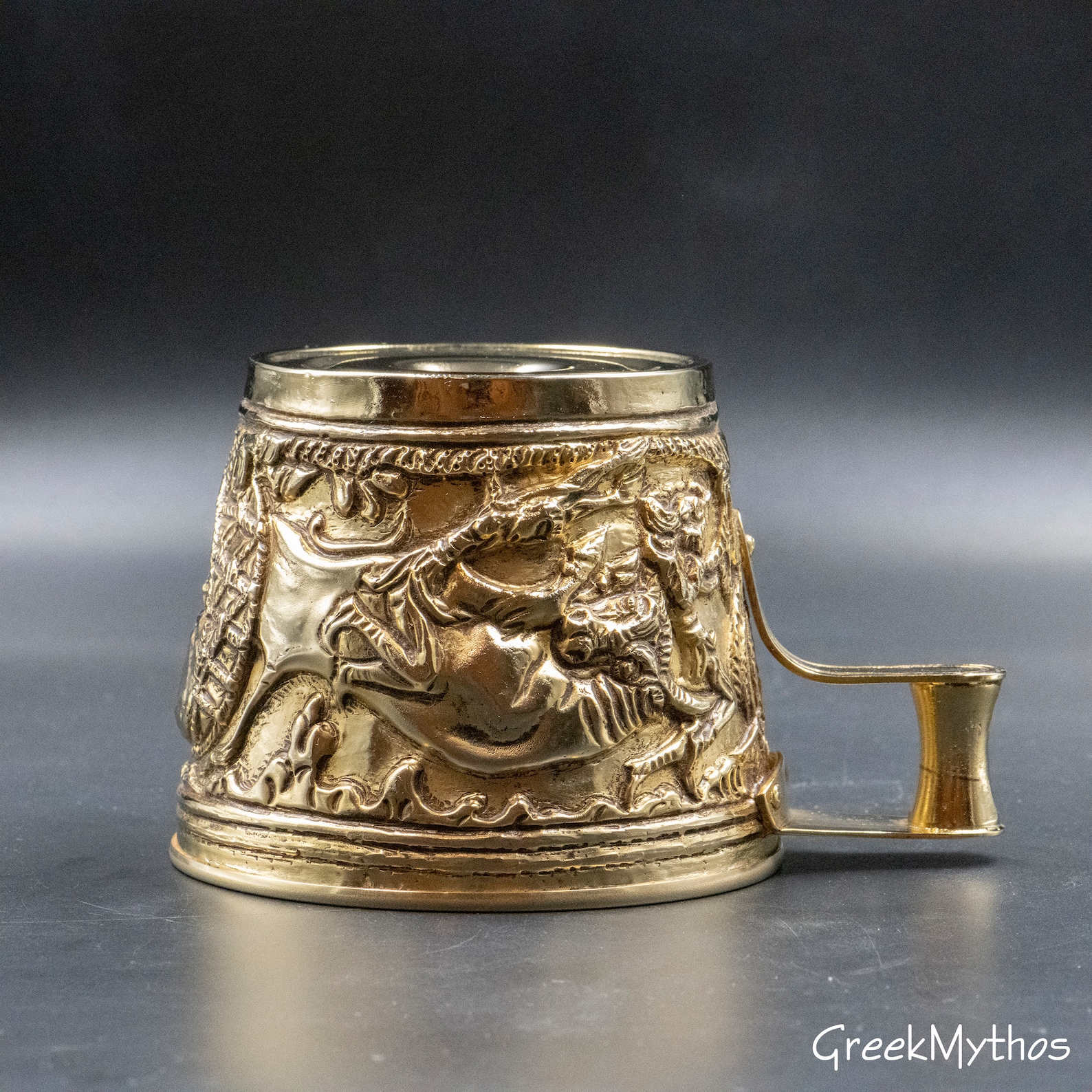 Minoan-mycenaean Gold Big Cup Ancient Greek Artifact Museum | Etsy