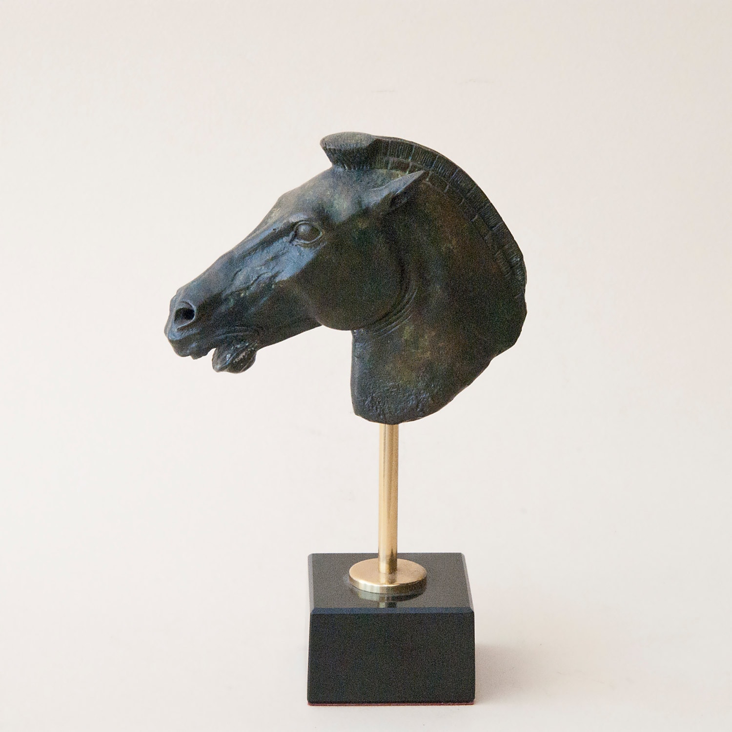 Horse Head Bronze Statue, Ancient Greece Art Sculpture, Parthenon ...