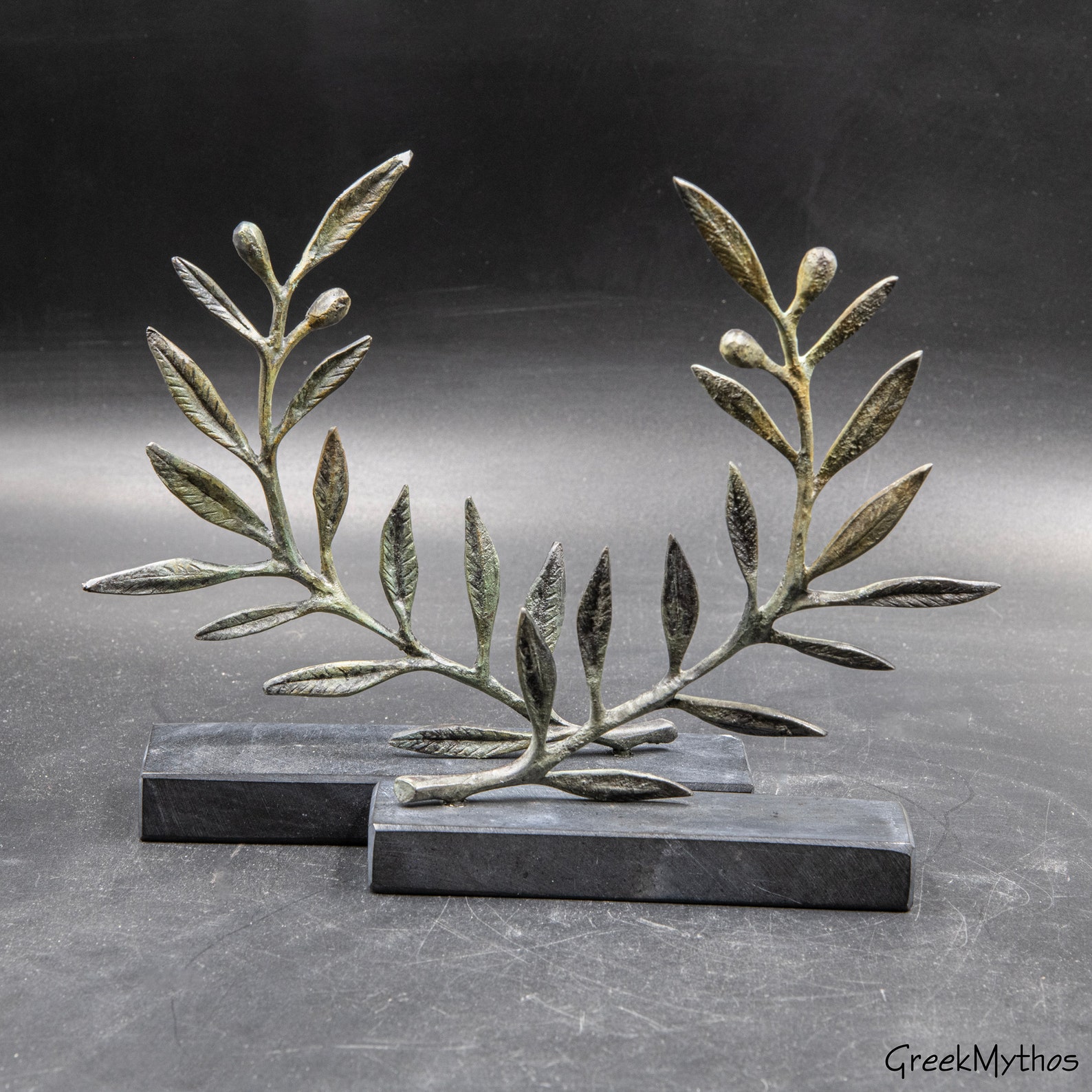 Olive Tree Bronze Branch Sculpture Ancient Greece Goddess - Etsy UK