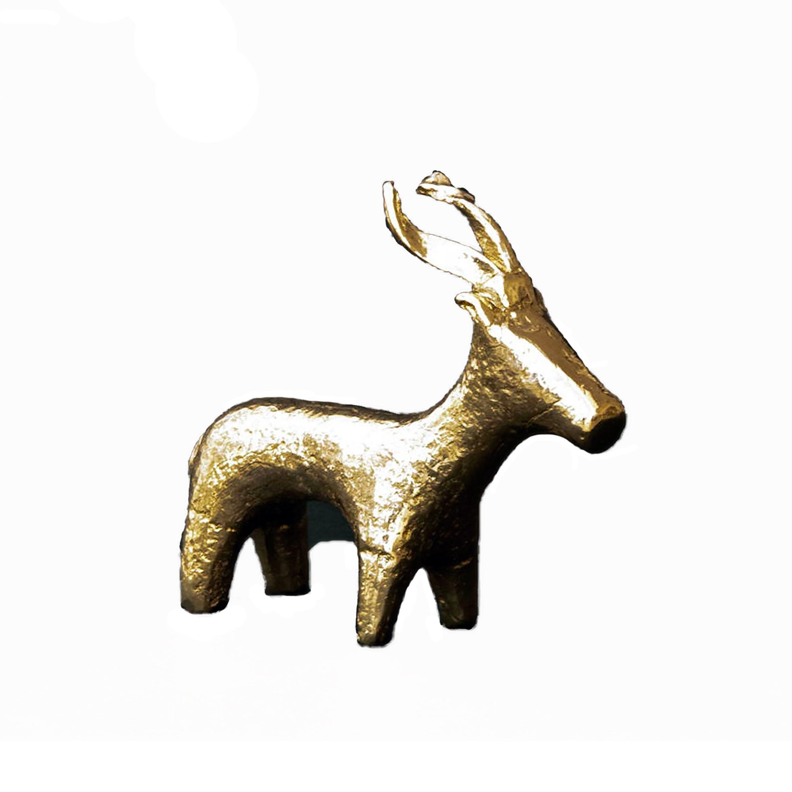Golden Goat Santorini Greek Statue Small Ibex Bronze - Etsy