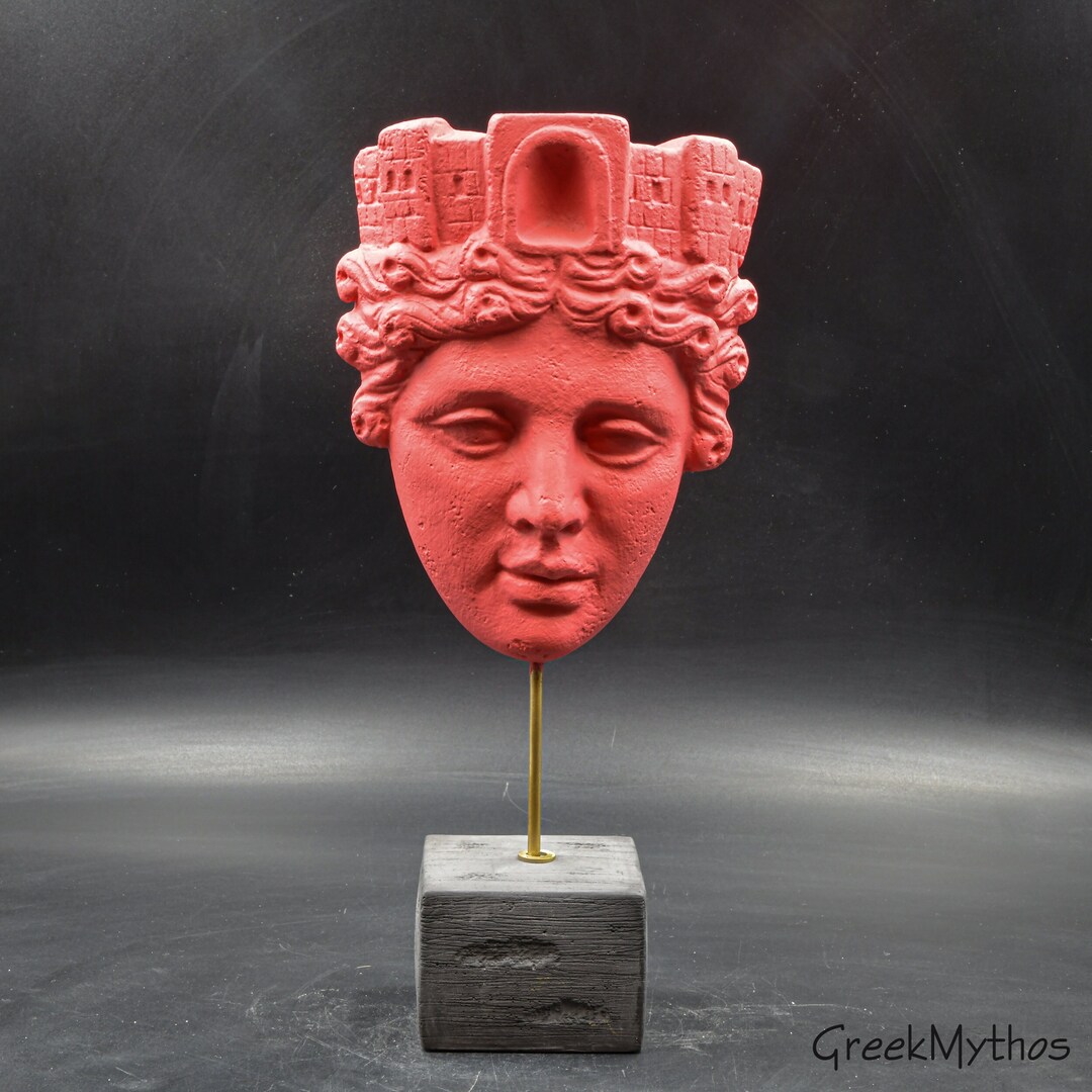 Greek Goddess of Success Fortune and Luck, Greek Mythology Mask of ...