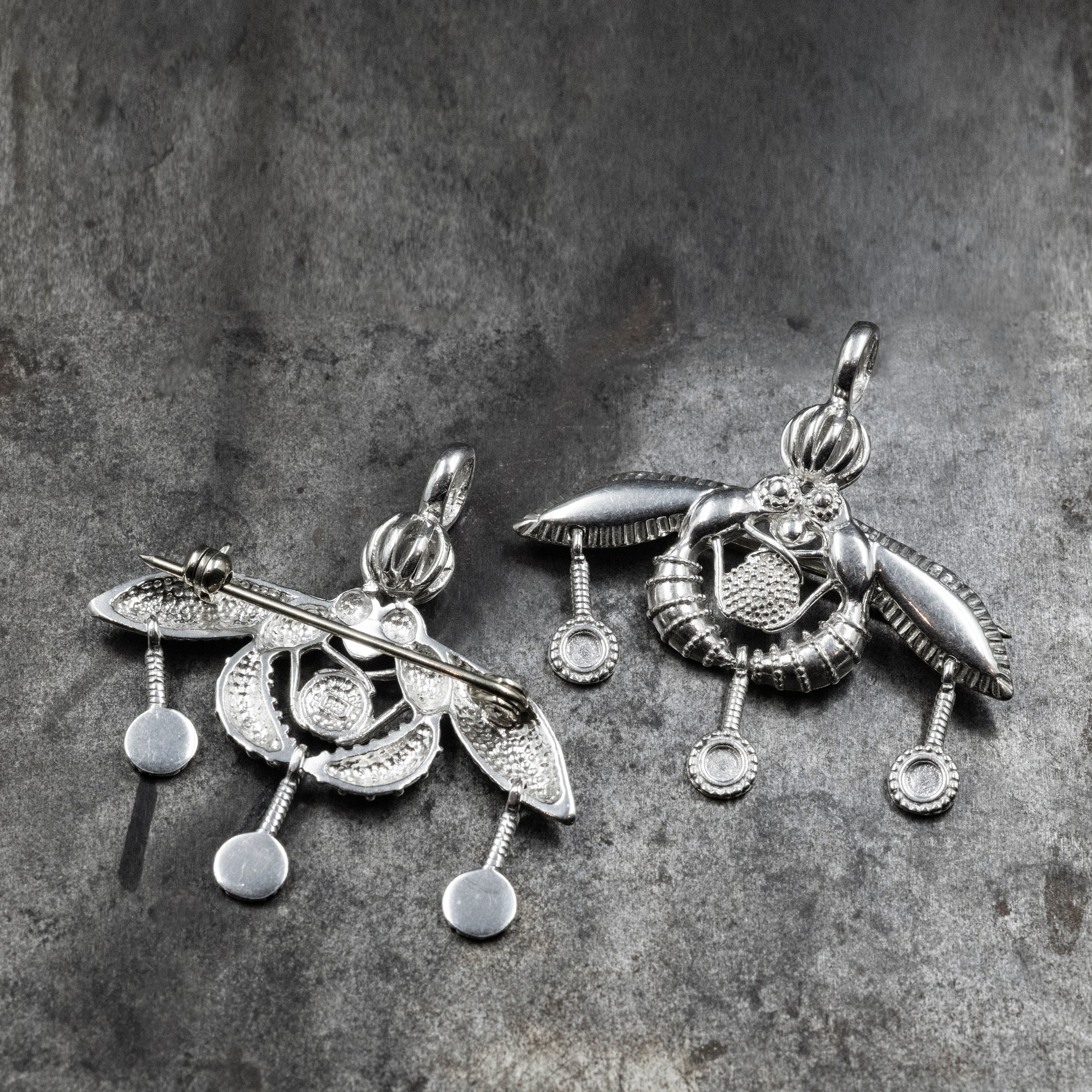 Minoan Bees Sterling Silver Brooch, Ancient Greek Museum Replica ...