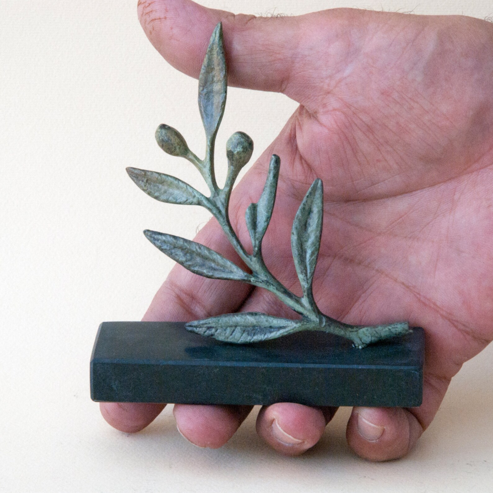 Bronze Olive Branch, Metal Art Sculpture, Museum Quality Art, Greek Art ...