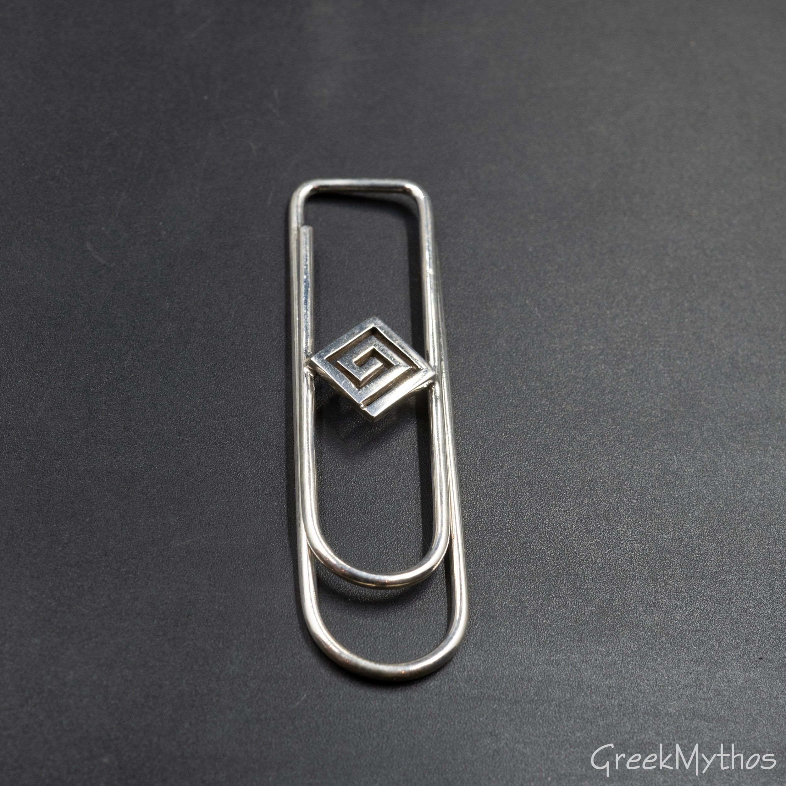 Greek Key Sterling Silver Money Clip, Money Holder for Men with Greek ...