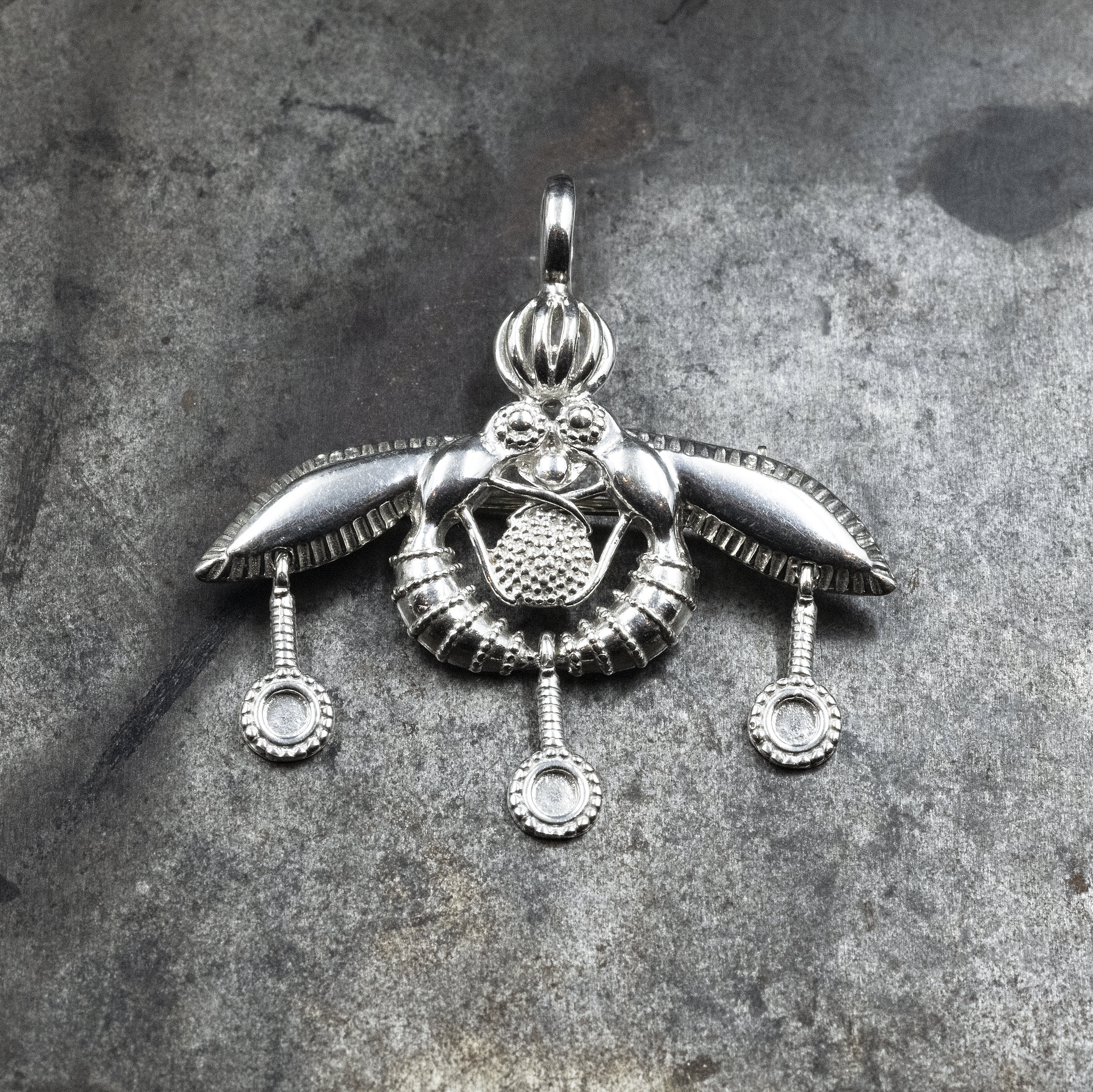 Minoan Bees Sterling Silver Brooch, Ancient Greek Museum Replica ...