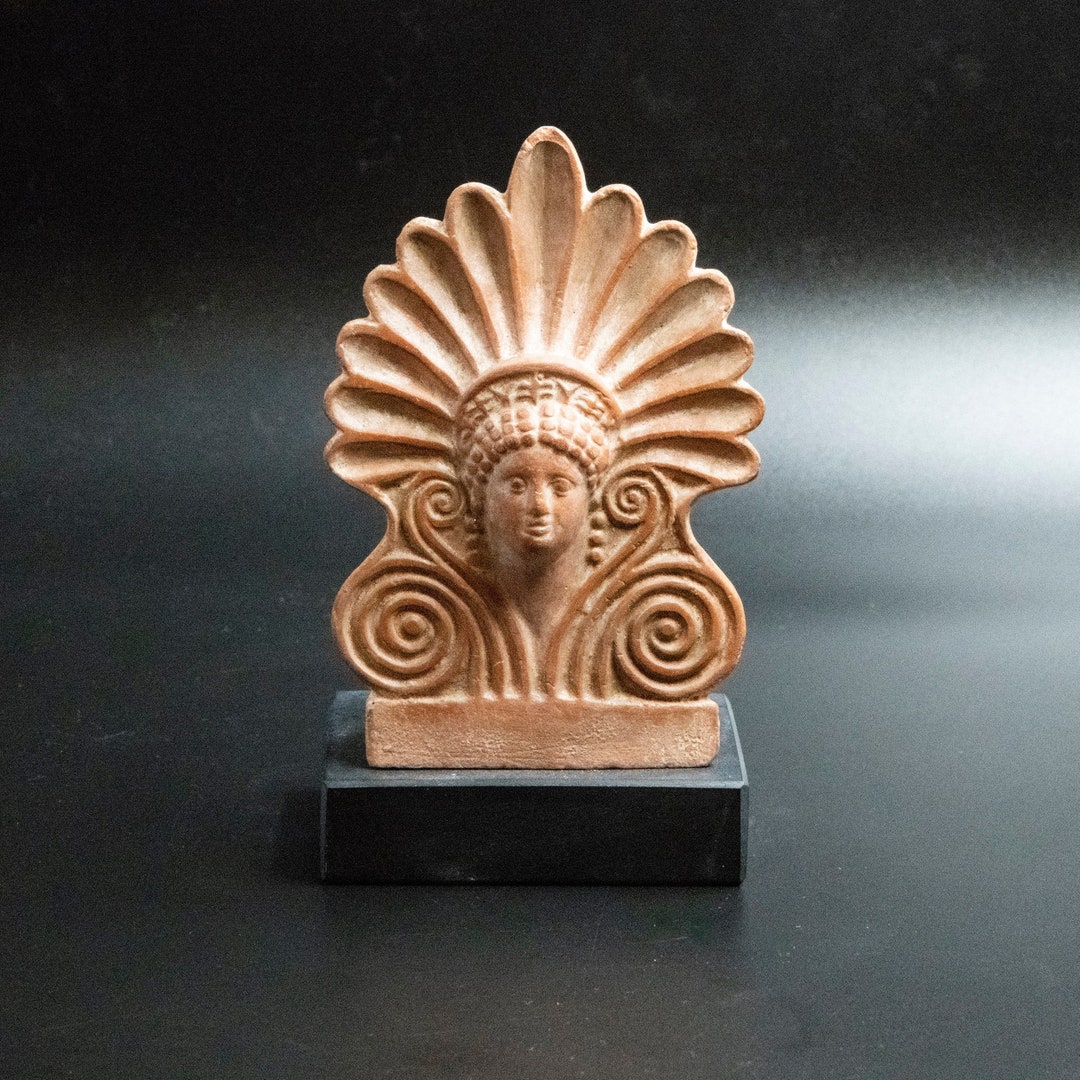 Ancient Greek Architectural Antefix, Ceramic Antafix Replica ...