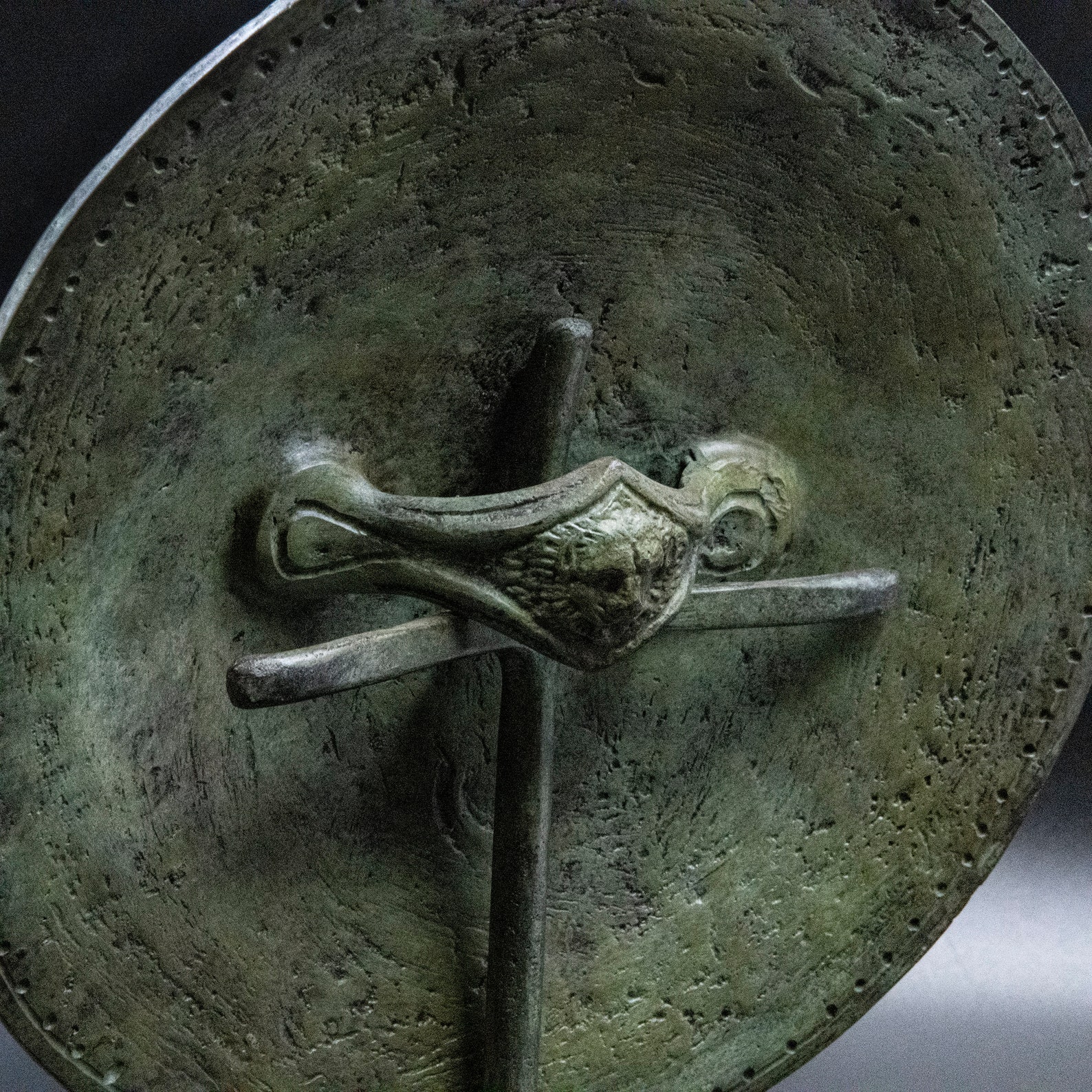 Goddess Athena Shield With Medusa Head and Greek Key, Greek Mythology ...