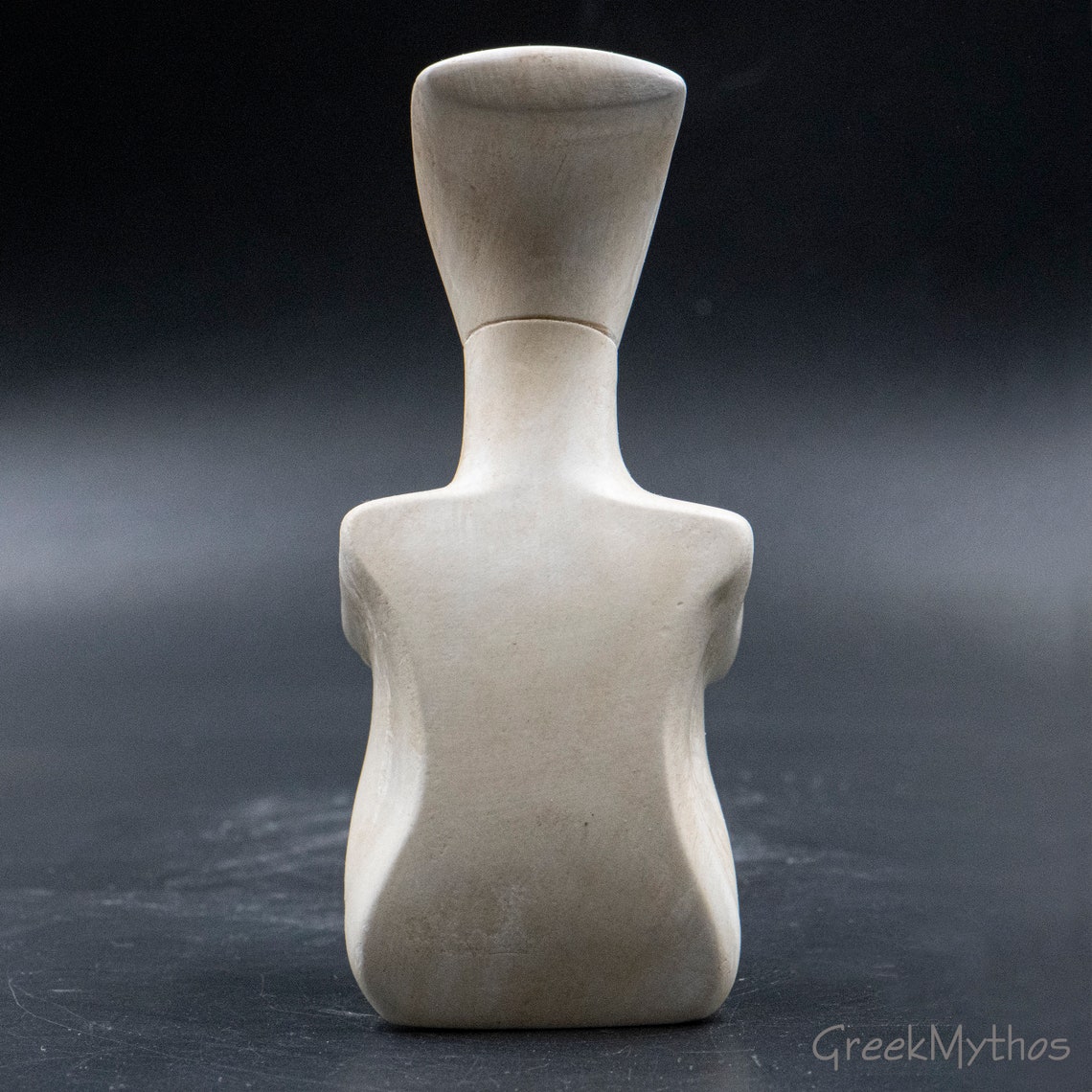 Greek Cycladic Sitting Figurine Minimalist Statue, Abstract Greek ...
