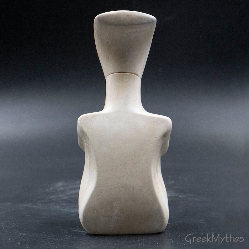 Greek Cycladic Sitting Figurine Minimalist Statue Abstract - Etsy