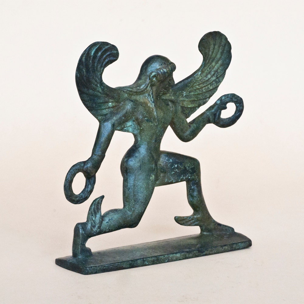 Greek Mythical Creature Gorgon Bronze Statue, Greek Mythology, Small ...