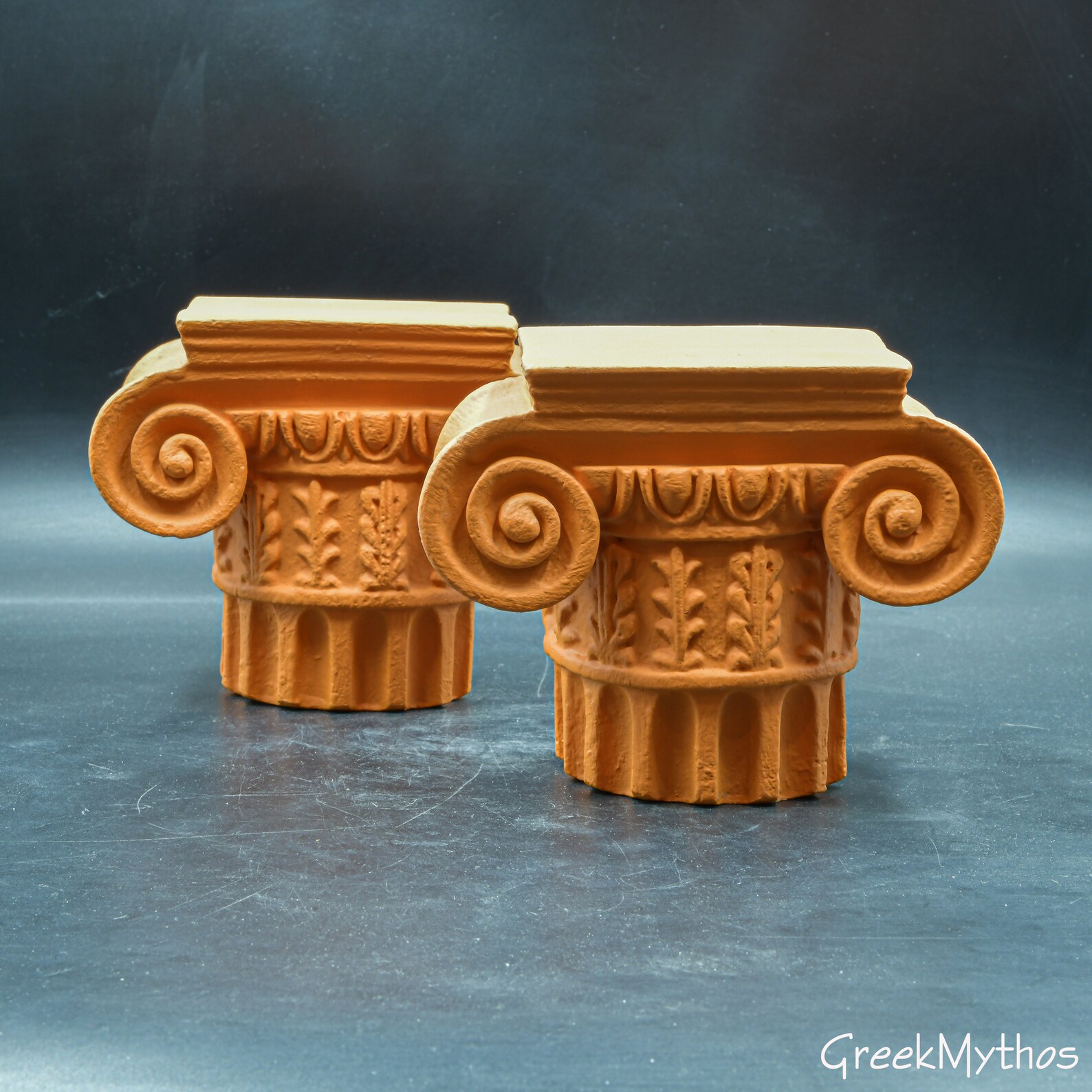 Ancient Greek Ionic Column Capital, Bookend or Statue Base, Classical ...