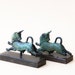 Greek Minoan Bull Small Bronze Sculpture, Bull in Leap Metal Sculpture ...