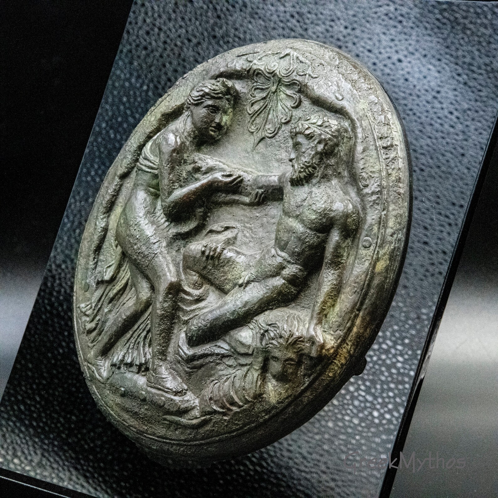 Hercules and Nymph Ancient Greece Relief Sculpture Plaque | Etsy