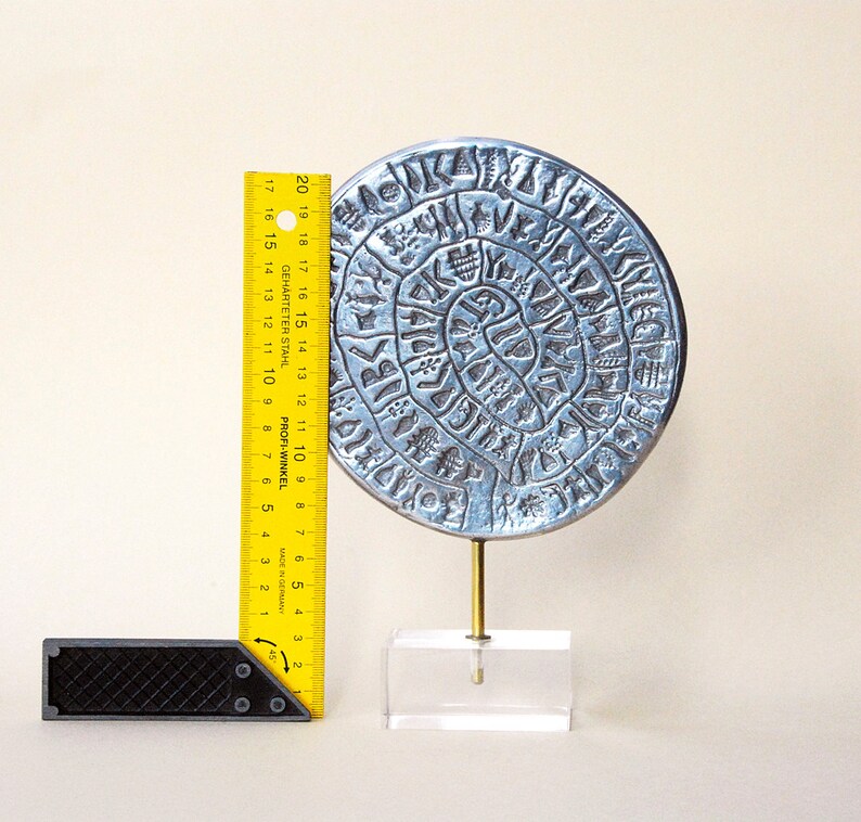 Greek Minoan Phaistos Disc Ancient Greece Aluminum Metal Art - Etsy