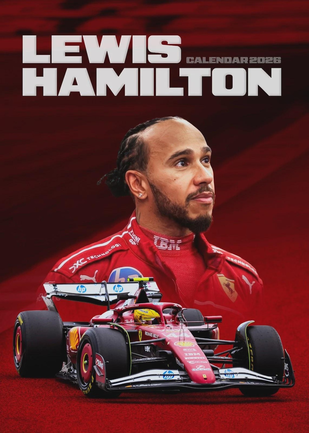 Lewis Hamilton 2026 Calendar Wall Large A3 Size - Etsy