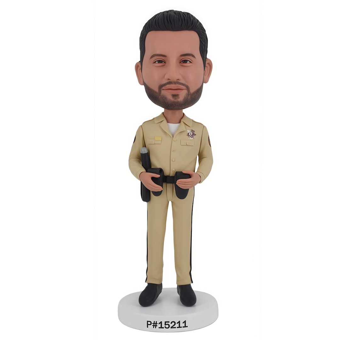 Custom Police Officer Bobblehead - Personalized Law Enforcement ...