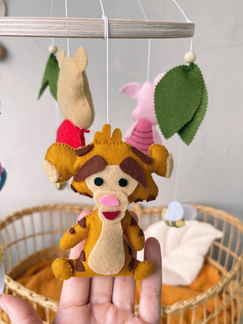 Winnie the Pooh Baby Mobile, Hundred Acre Wood Crib Mobile, Pooh Bear ...
