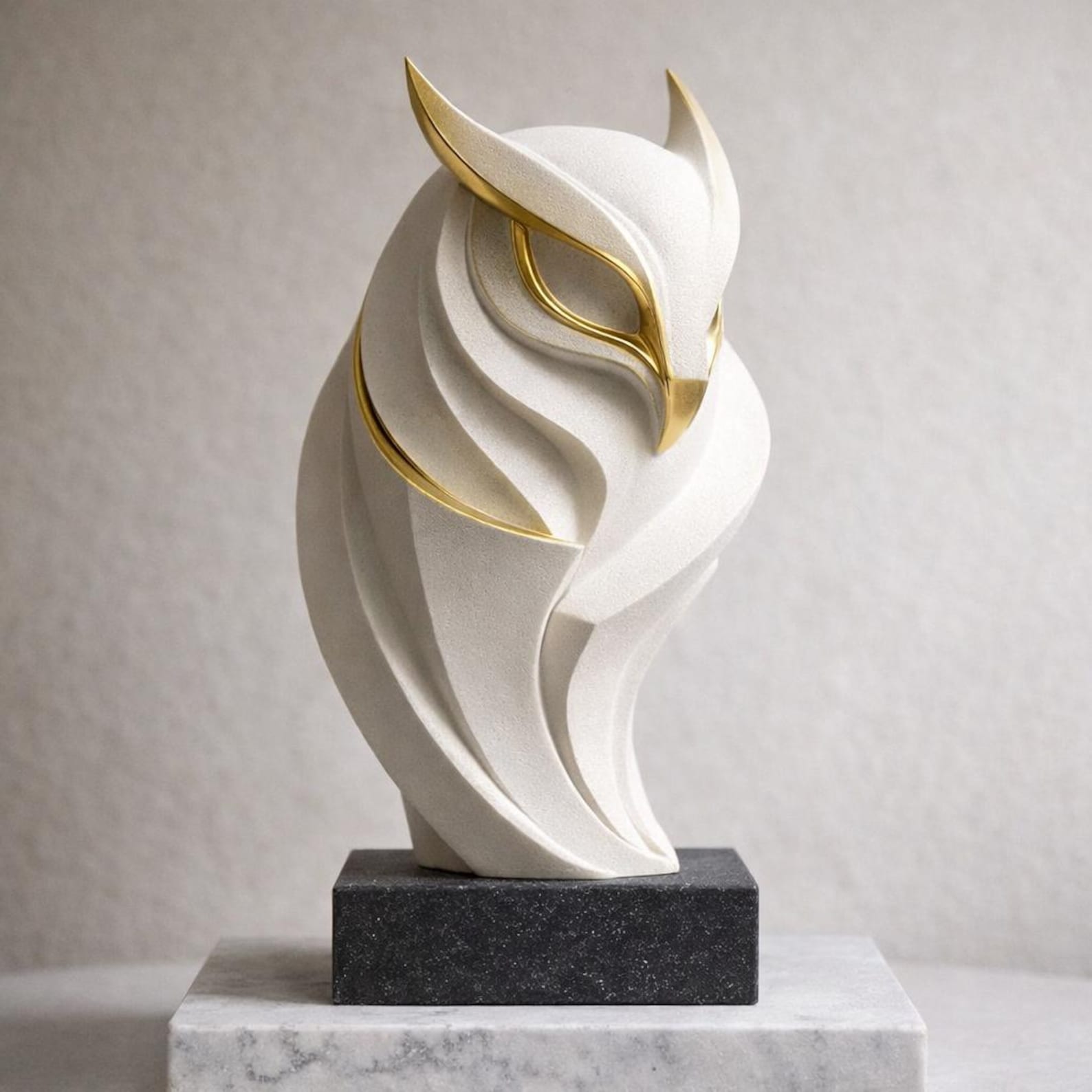 Luxury Abstract Owl Sculpture STL | Modern Minimalist Home Decor ...