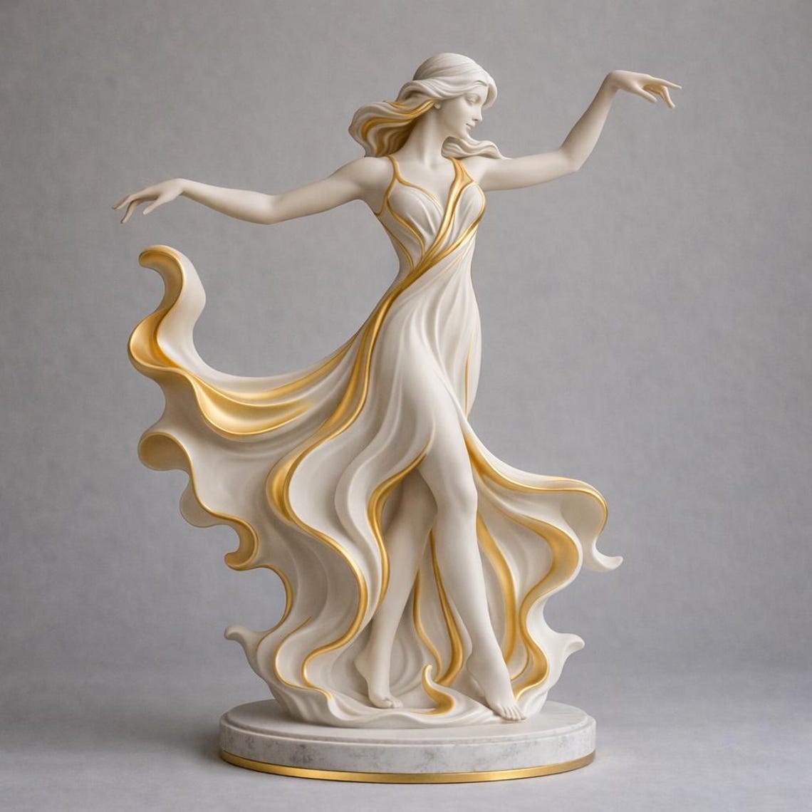 Luxury Female Figure Sculpture STL – Modern Home Decor, 3D Printable ...