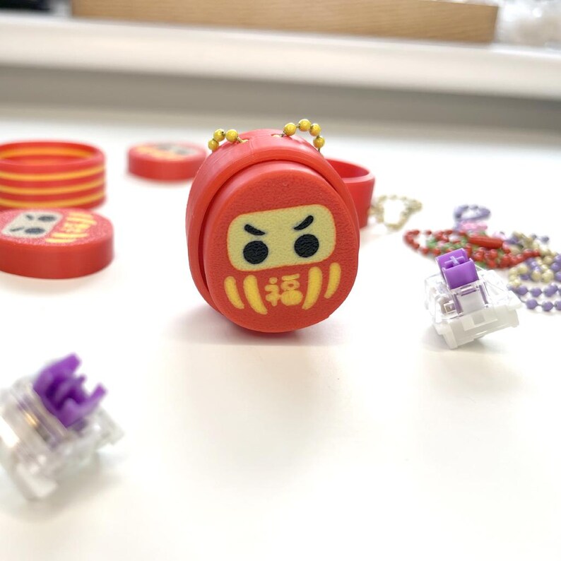 Japan Doruma Clicker 3D STL 3mf Files, Figurine Decoration, Bodhidharma ...