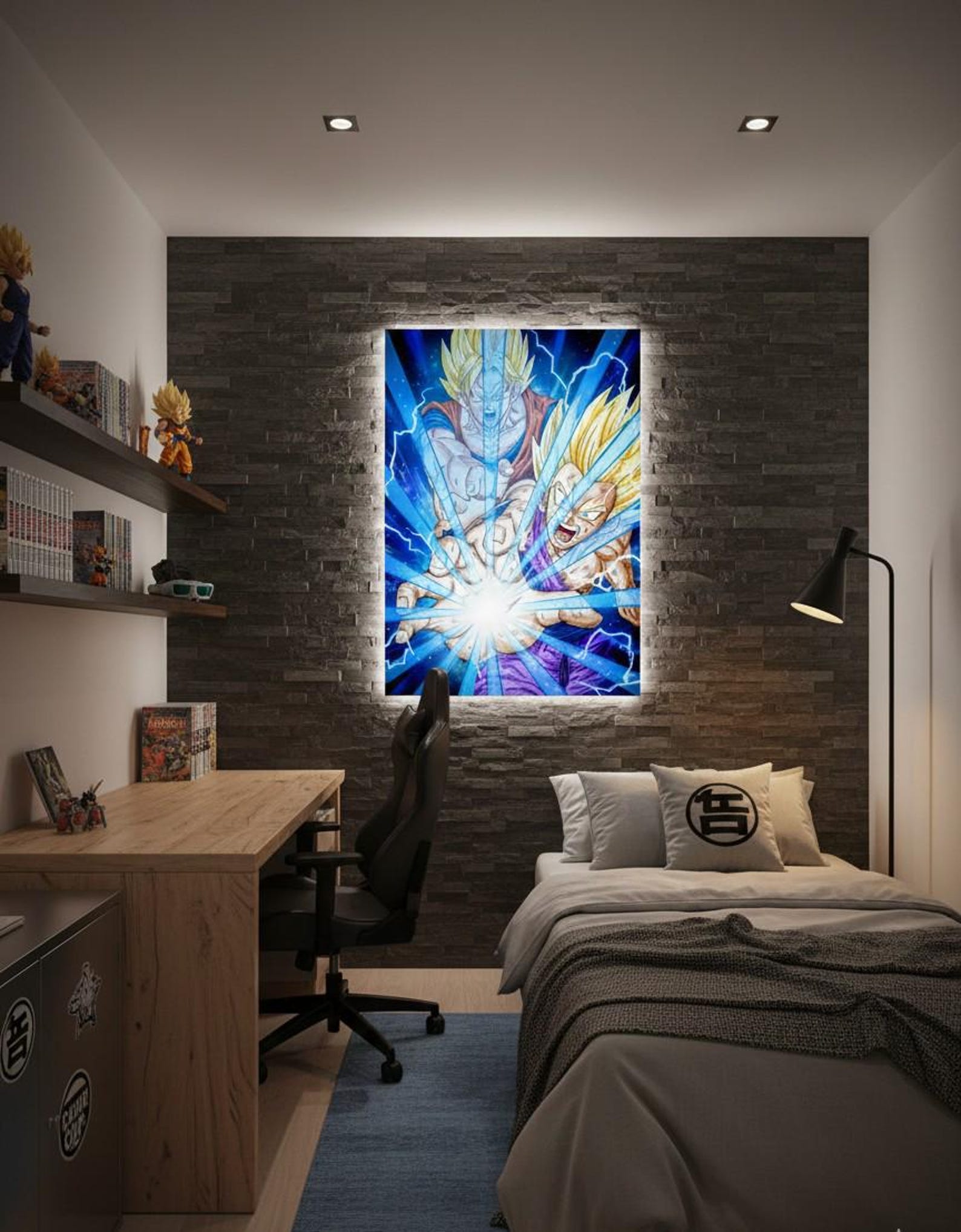 Dragon Ball Poster No Animed: Goku & Gohan Kamehameha - Unique Anime ...