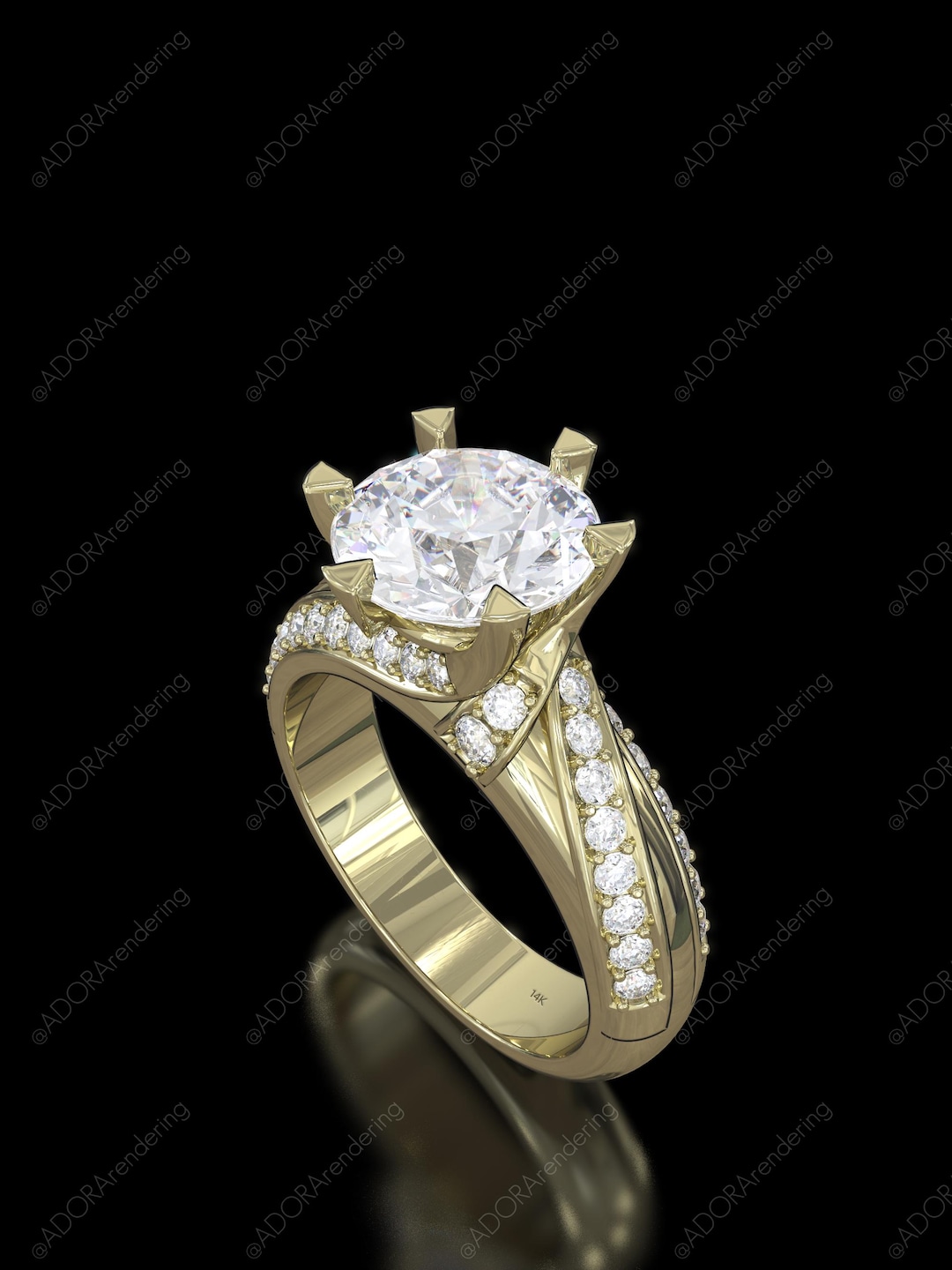 Photorealistic Jewelry Rendering + 10s Video | CAD Jewelry Renders ...