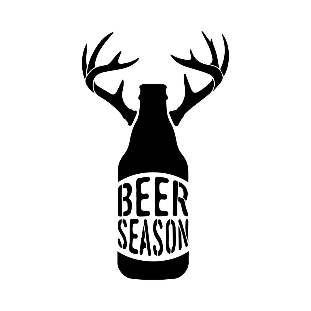 Beer Season SVG PNG - Hunting Beer Bottle Digital Download - Deer ...