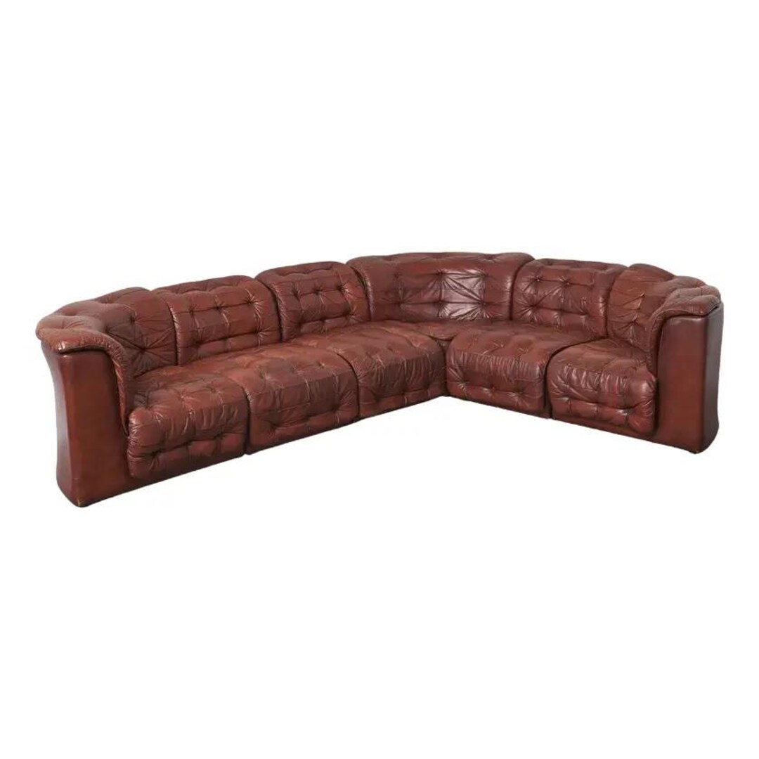 1970s Modular Patchwork Sofa Set of 6 - Etsy