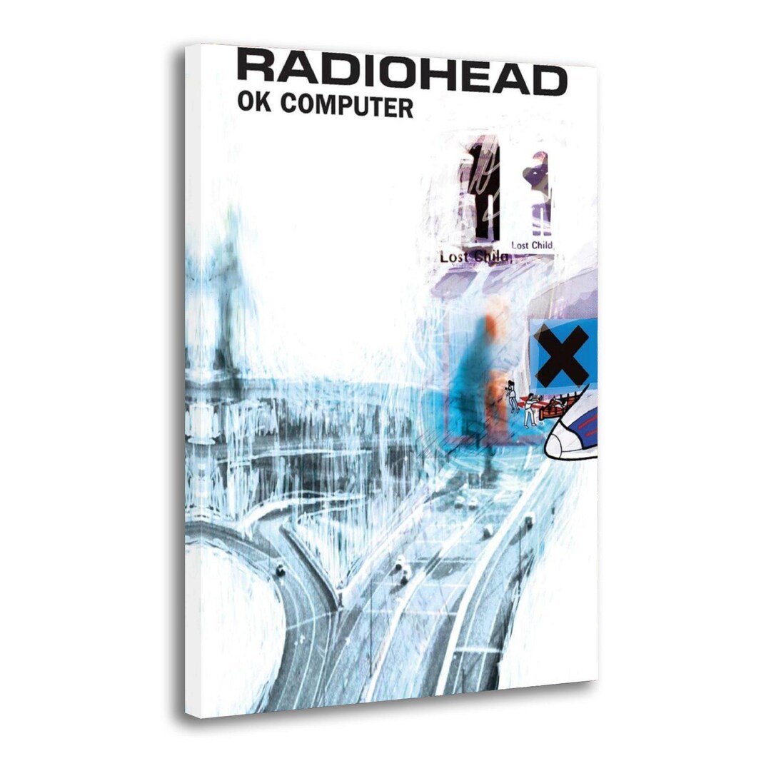 Radiohead OK Computer Album Canvas Print Indie Rock Art for Music Room ...
