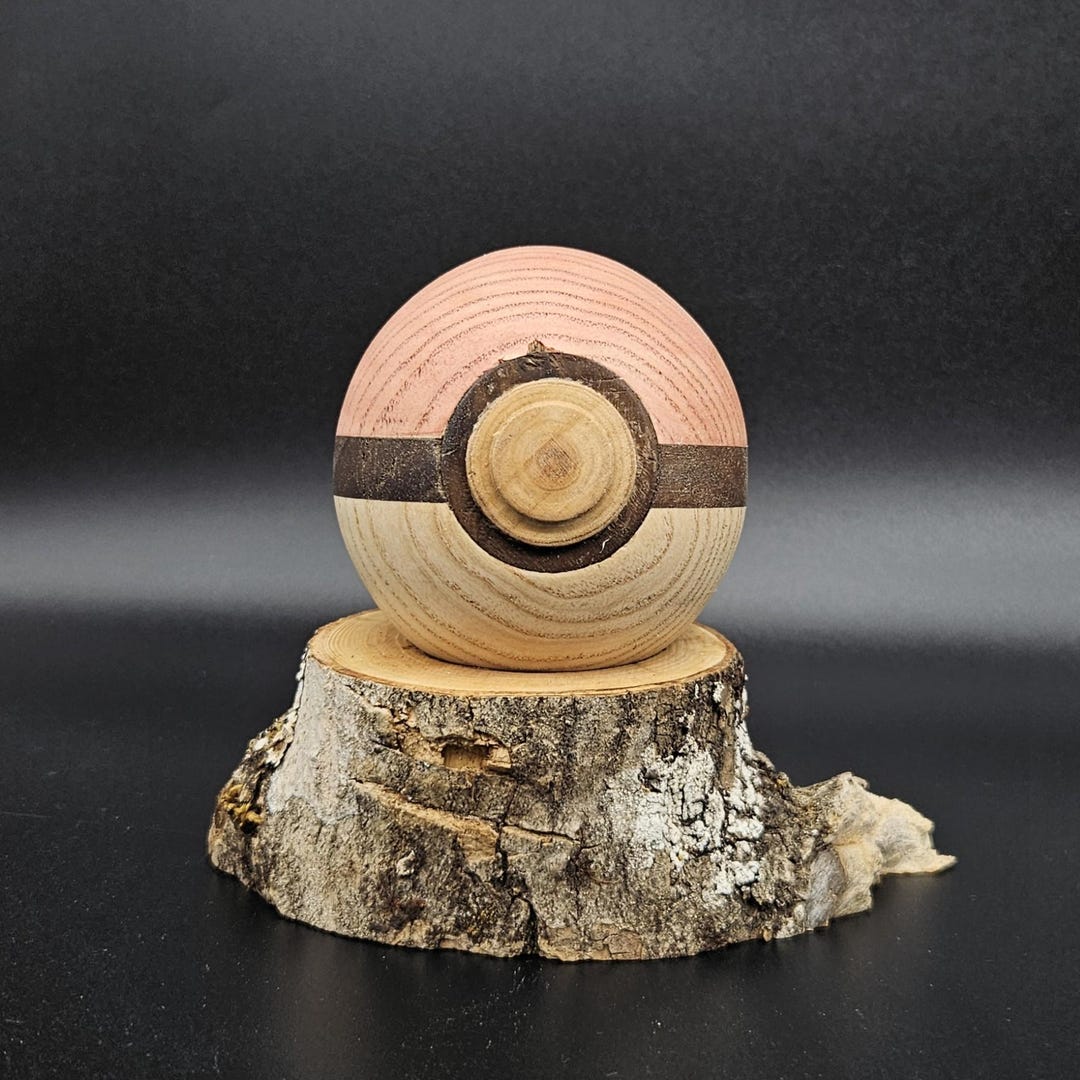 Wooden Poké Ball - Etsy