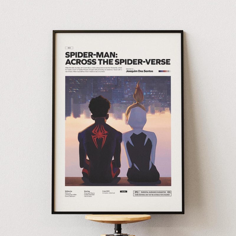 Miles Morales Gwen Print - Etsy