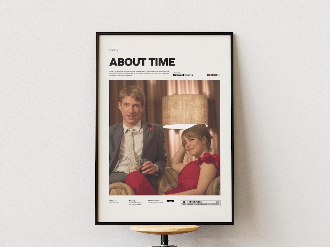 About Time Poster, Domhnall Gleeson and Rachel Mcadams Poster, Movie ...