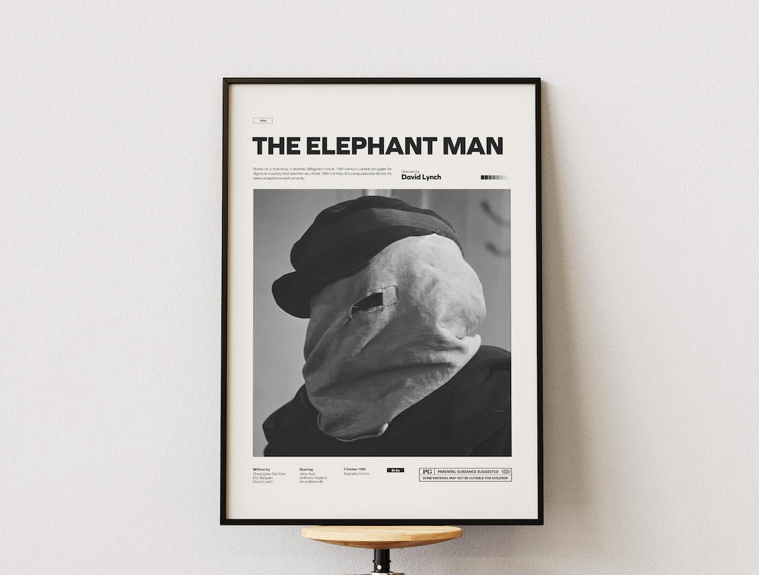 The Elephant Man Poster, David Lynch Film the Elephant Man Alternative ...