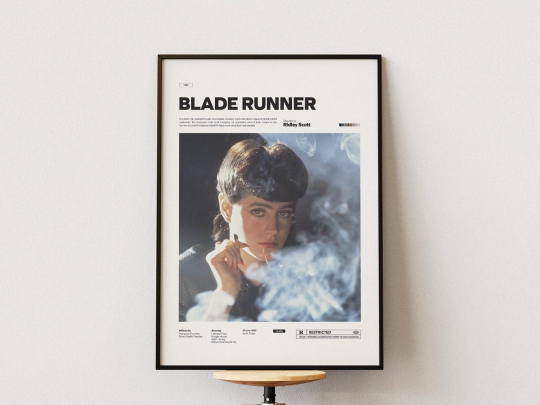 Blade Runner Poster, Harrison Ford and Sean Young Poster, Ridley Scott ...