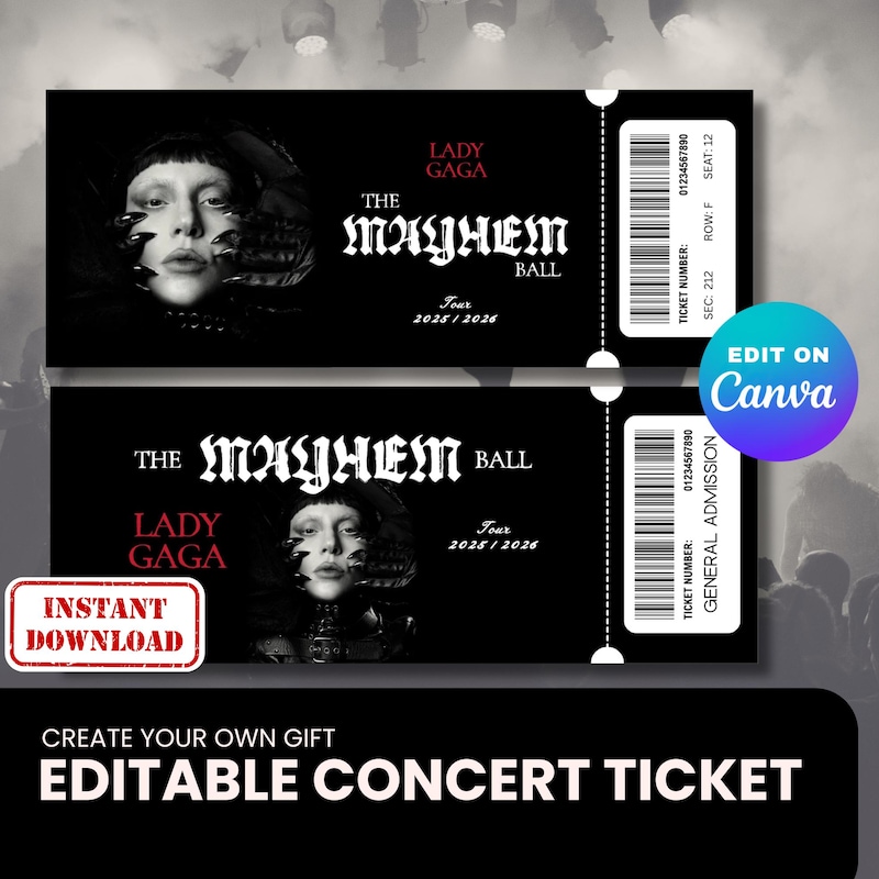 Gaga Mayhem Print - Etsy