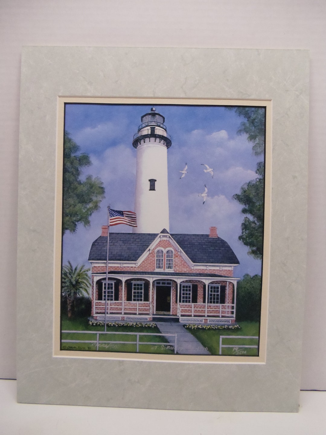 St. Simon Lighthouse 8x10 Fine Art Print Matted to 11x14 - Etsy